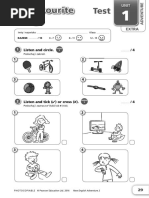 Hello Explorer 1 Unit 1 Test 1 | PDF