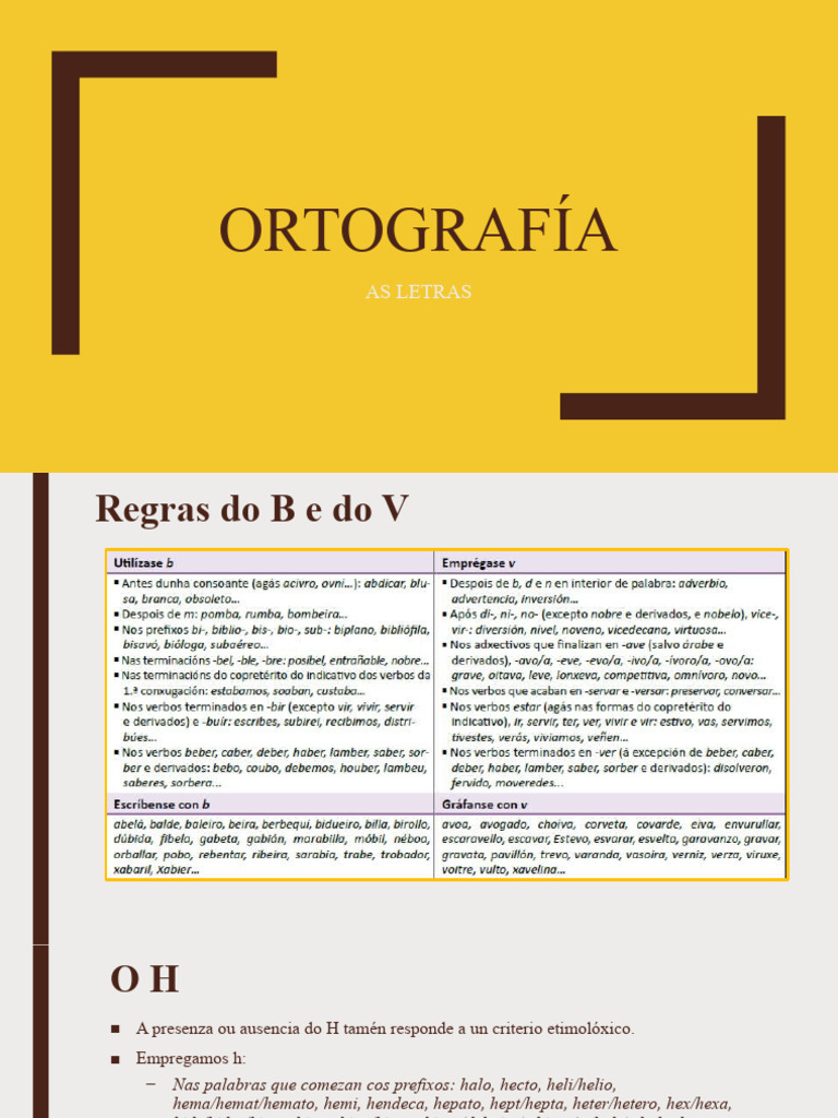 ORTOGRAFÍA LETRAS | PDF