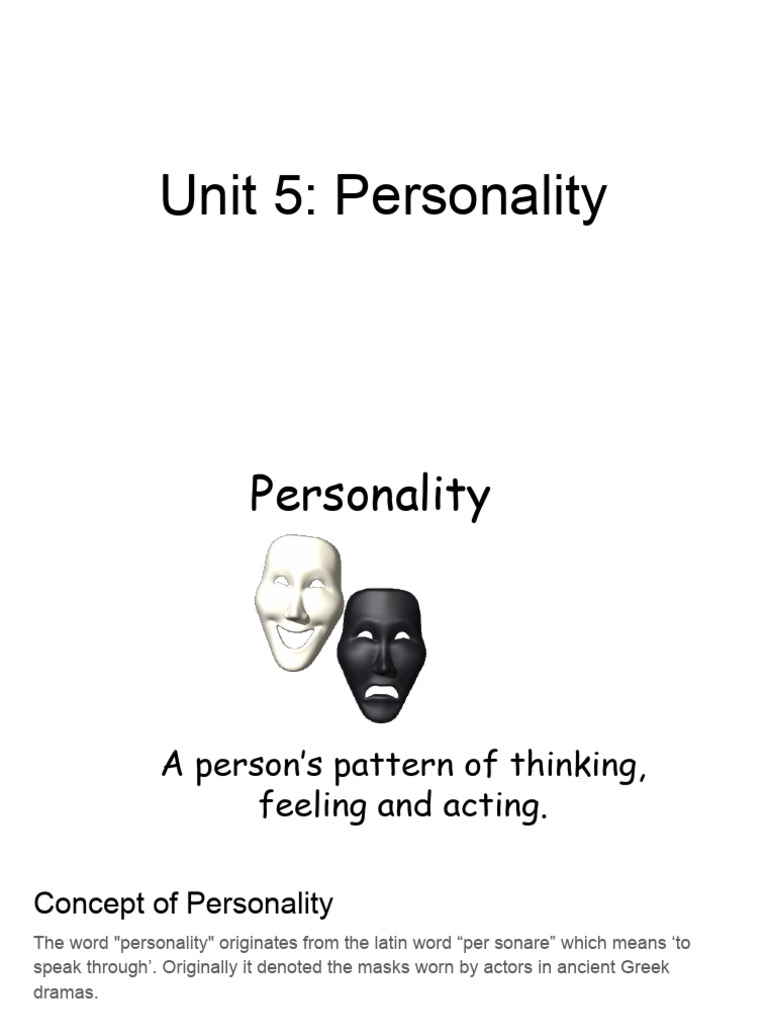 Chapter 5 Personality | PDF | Extraversion And Introversion | Social ...