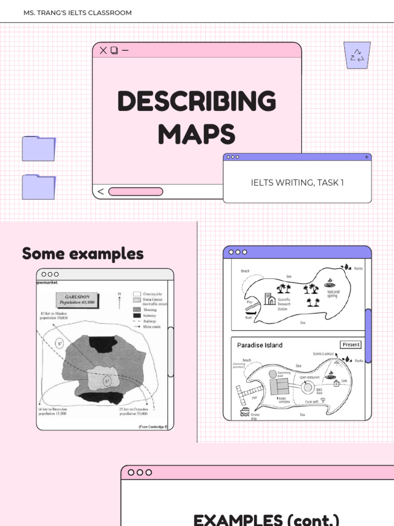 Describing Maps for IELTS Task 1 | PDF