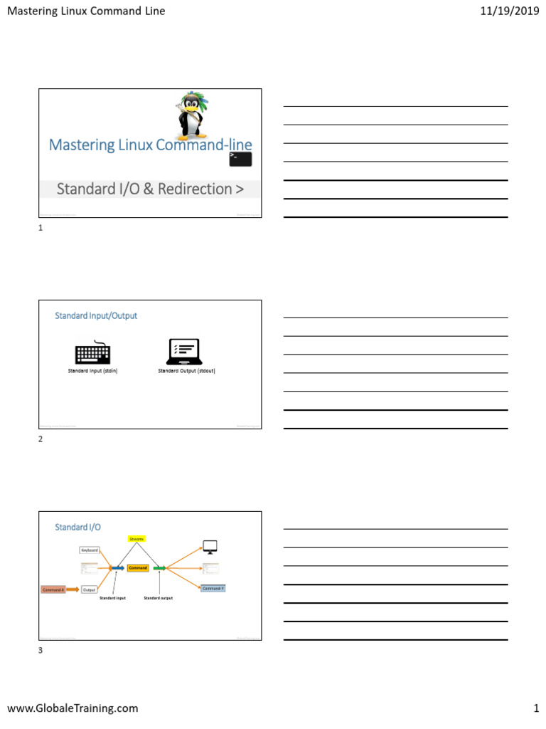 7.1 MasteringLinuxCommandLine-05-StandardIO - Redirection | PDF | Operating System Technology ...