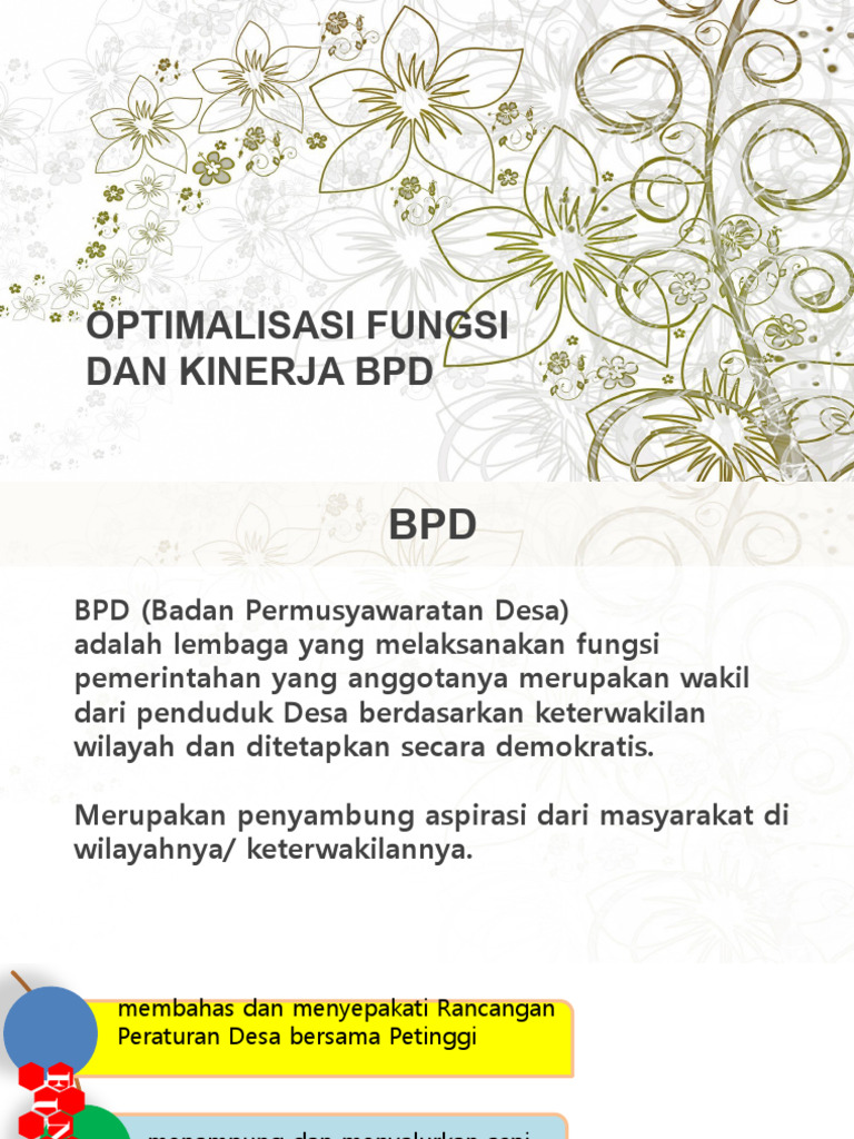 Bimtek BPD | PDF