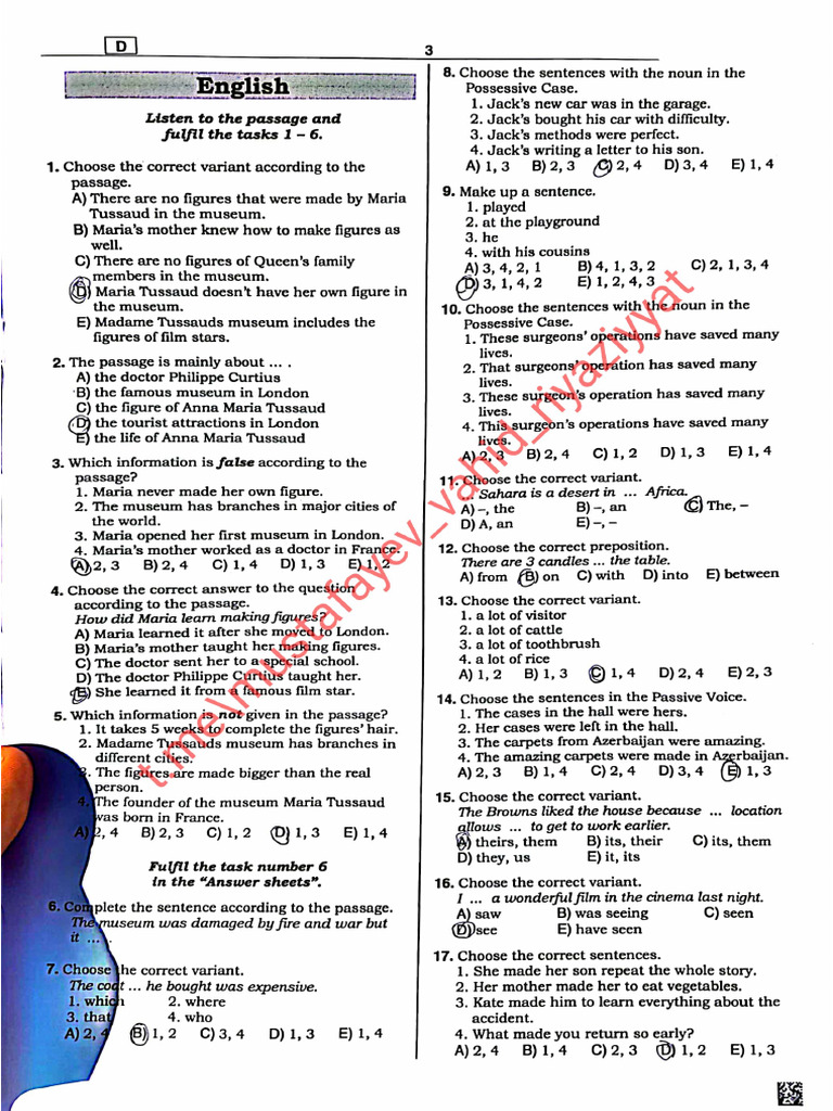17 Mart 2024 IX Sinif Buraxılış Tam PDF | PDF