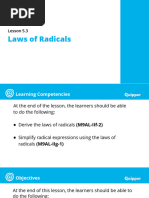 Law of Radical | PDF | Mathematics