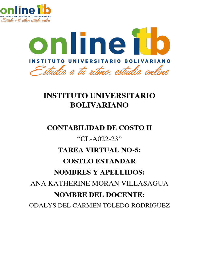 Contabilidad de Costos 5 | PDF | Economias | Negocios económicos