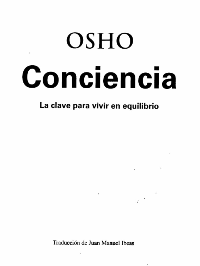 Osho - Conciencia | PDF