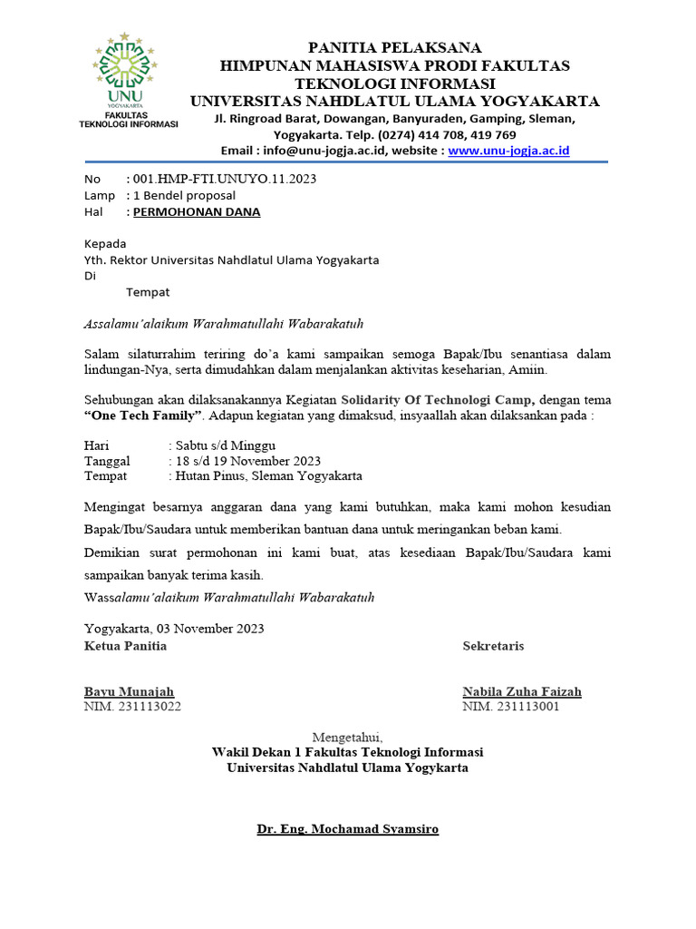 Proposal Makrab Fti | PDF Proposal Makrab Fti | PDF