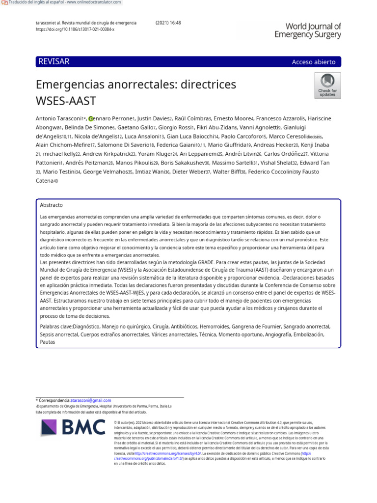 953-Anorectal-emergencies_-WSES-AAST-guidelines.en.es | PDF ...