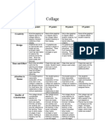 Collage Rubric | PDF | Graphics | Collage