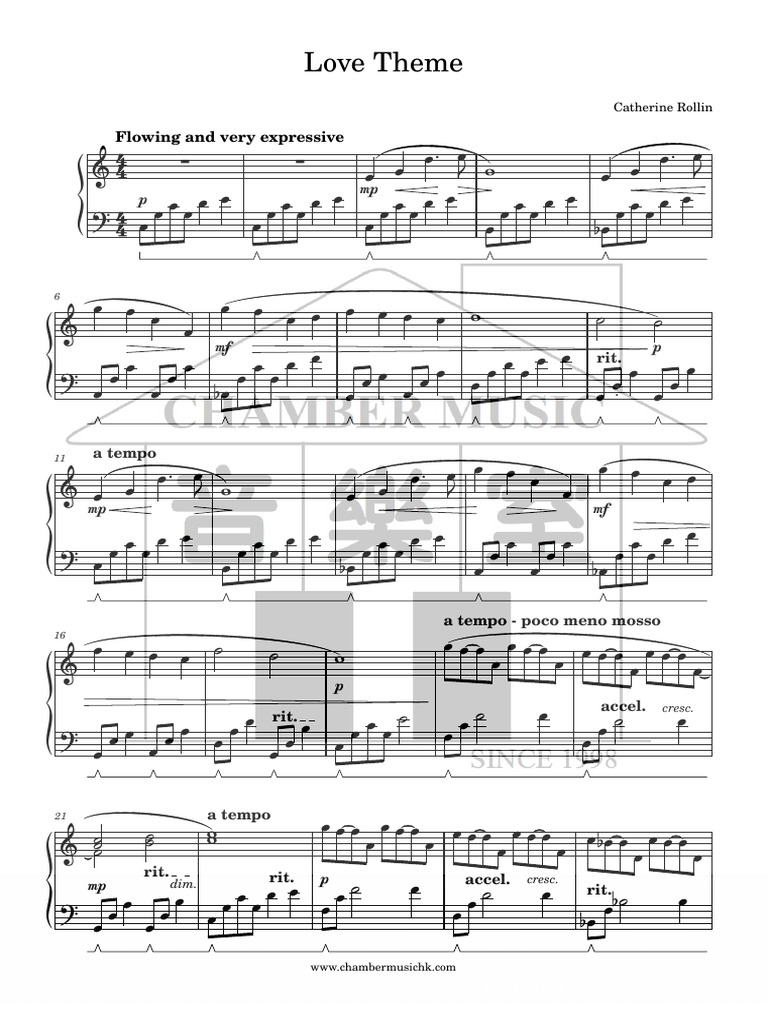 Love Theme | PDF | Tempo | Musical Forms