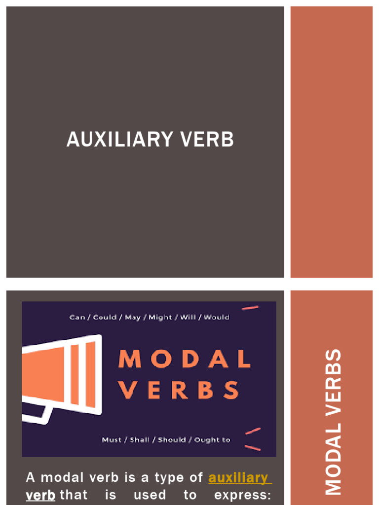 Modal Verb | PDF | Linguistic Typology | Semantic Units