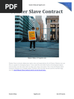 Slave Contract | PDF | Slavery | Punishments