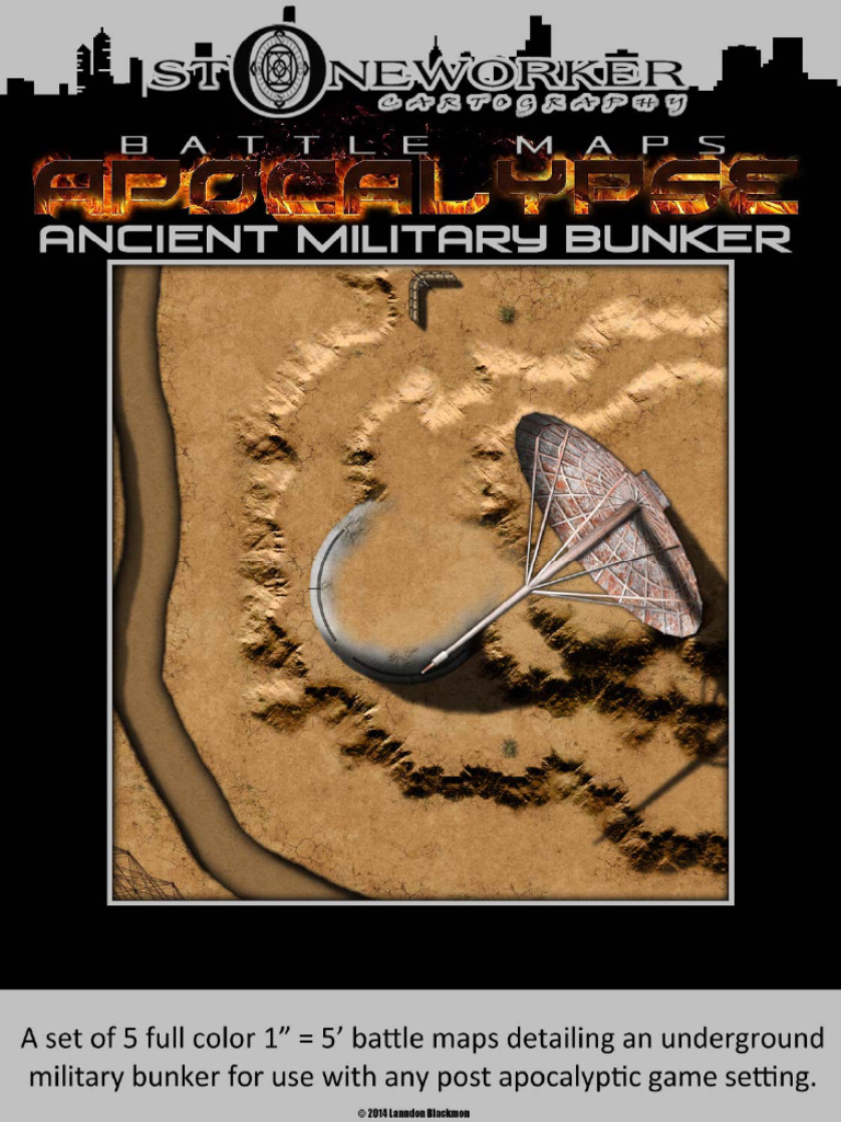 Ancient Military Bunker Battlemap | PDF | Map