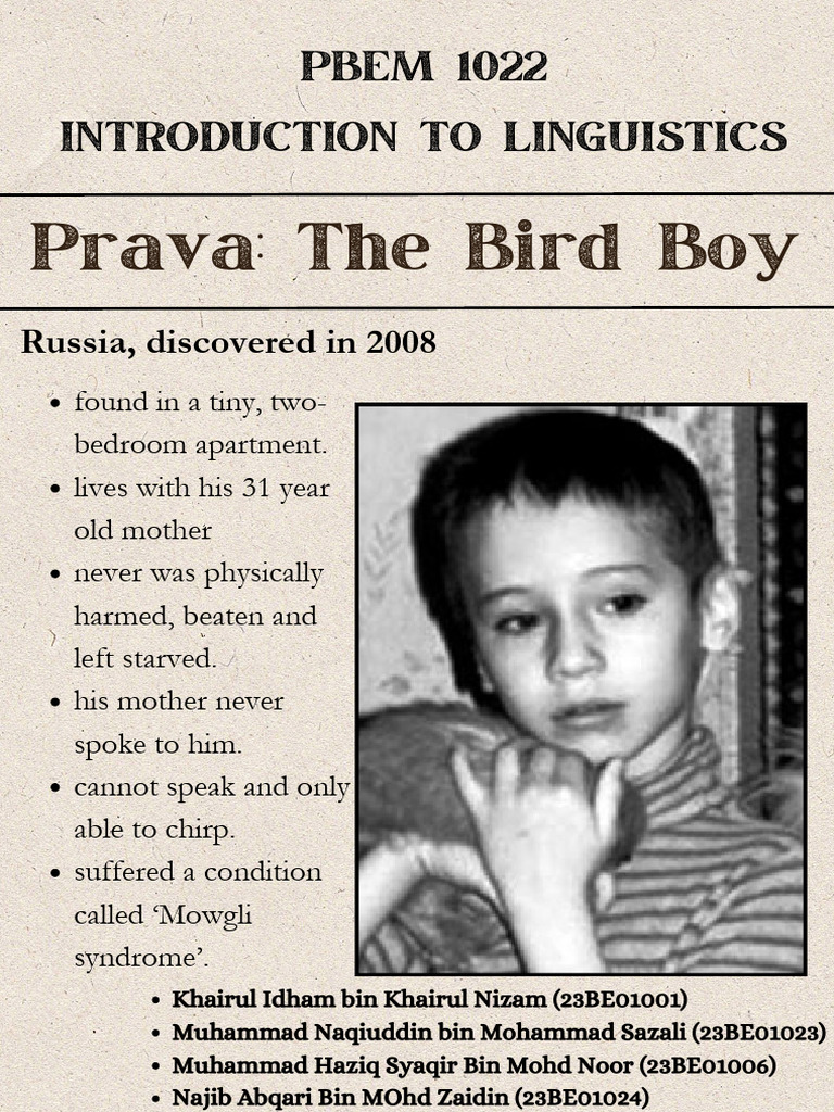 Prava The Bird Boy | PDF