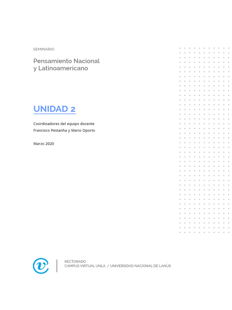 SEM PensNacional UNIDAD2 20 | PDF | America latina | Buenos Aires