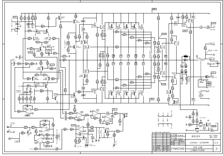 Dynacord Bosch l1000 p1050 SCH | PDF