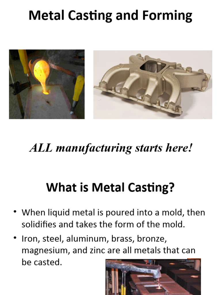 Metal Casting & Forming | PDF | Foundry | Materials