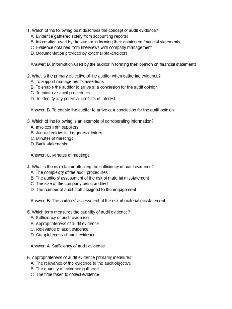 Chapter 10 AUDtheo | PDF | Audit | Financial Audit