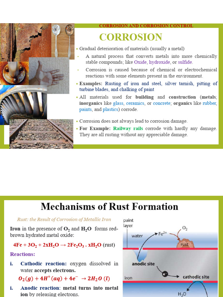 Corrosion Control: Types and Methods | PDF | Corrosion | Rust