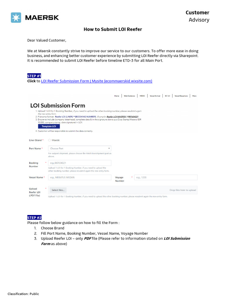 How To Submit Loi Reefer | PDF | Business