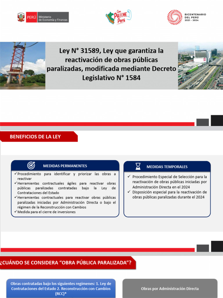 Reactivación de Obras Públicas 2024 | PDF | Finanzas y dinero