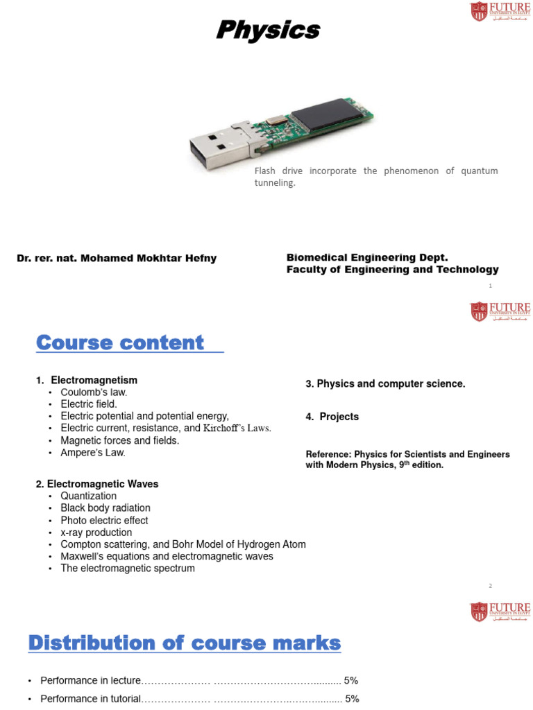 Lecture 1 - PHY1, CS | PDF | Science & Mathematics
