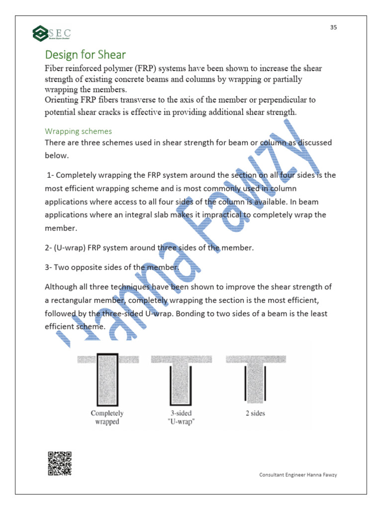 FRP-Shear Strengthen and Example | PDF