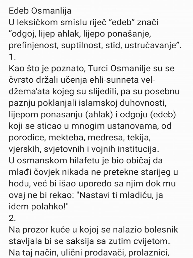 Edeb Osmanlija | PDF