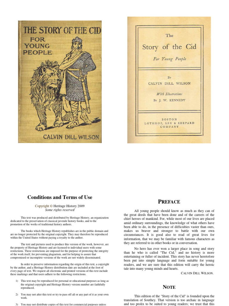 The Story of The Cid For Young People | PDF | History