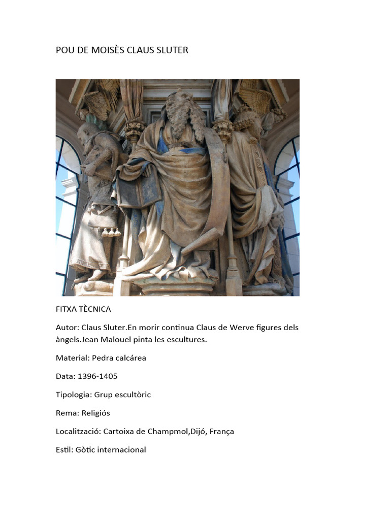 Pou de Moisès Claus Sluter | PDF