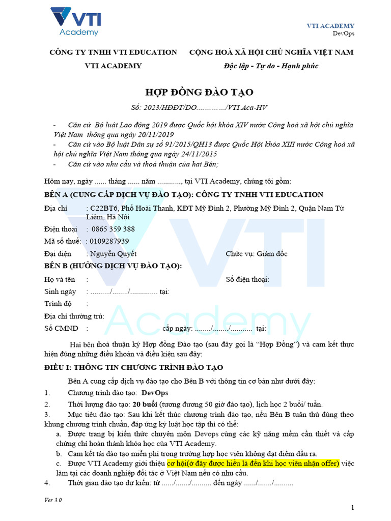 VTI-Academy_Devops | PDF