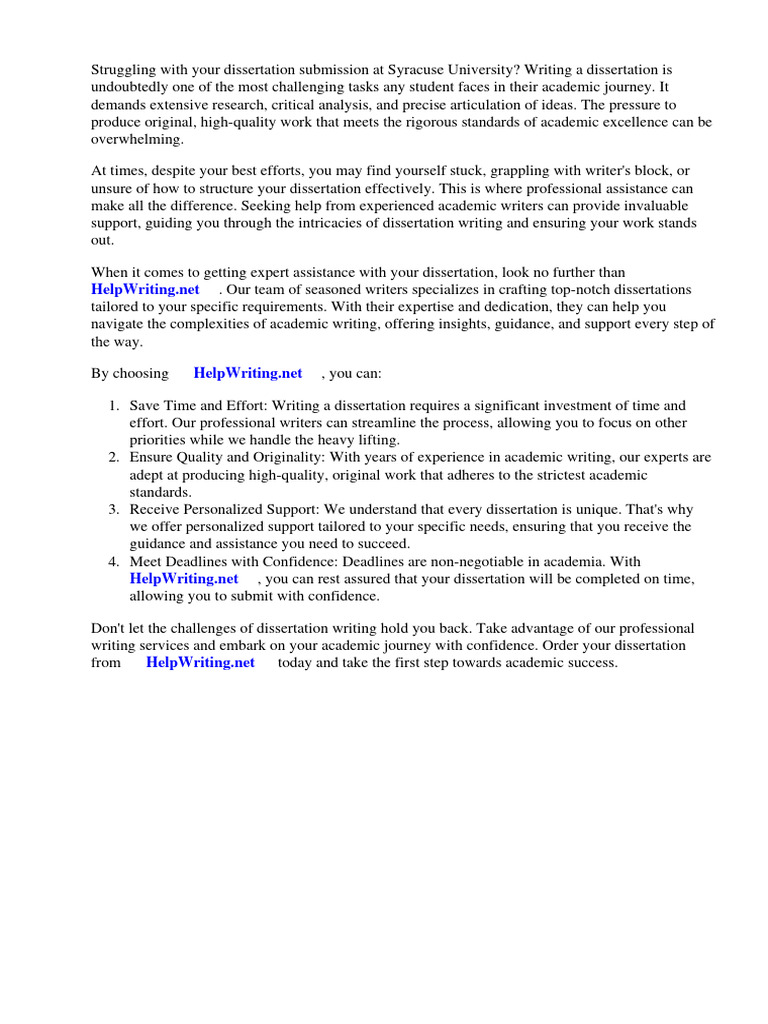 Syracuse University Dissertation Submission | PDF | Business | Art