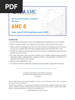2024 Amc 8 Problems and Answers | PDF