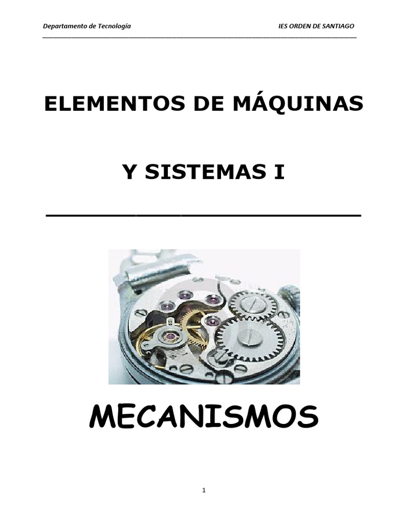 Mecanismos | PDF | Engranaje | Eje