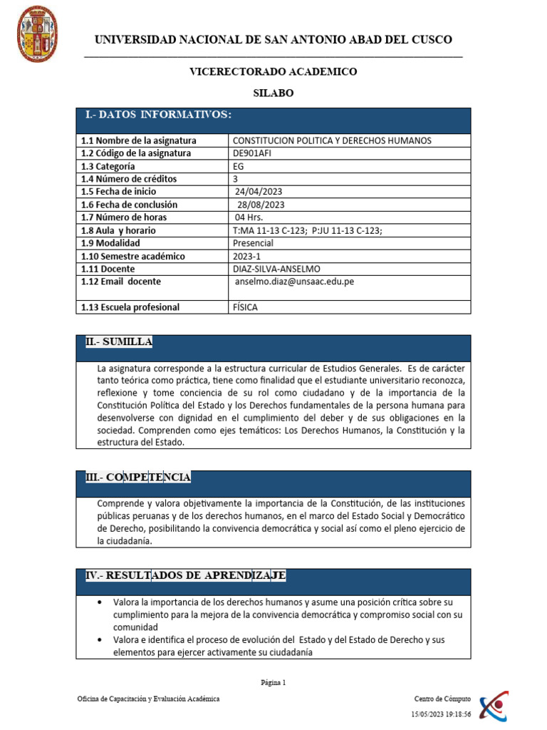 DD - HH y Consti | PDF | Constitución | Derechos humanos