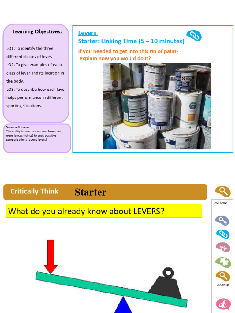 3. Levers Planes and Axis | PDF | Lever | Anatomical Terms Of Motion