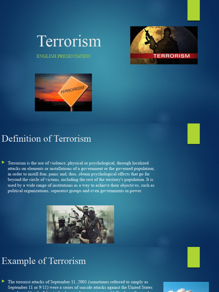 Terrorism | PDF | Suicide Attack | September 11 Attacks