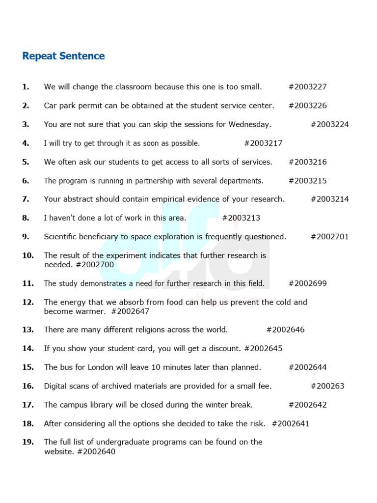 Repeat Sentence | PDF | Libraries