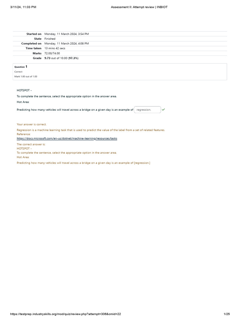 Assessment II | PDF | Machine Learning | Regression Analysis