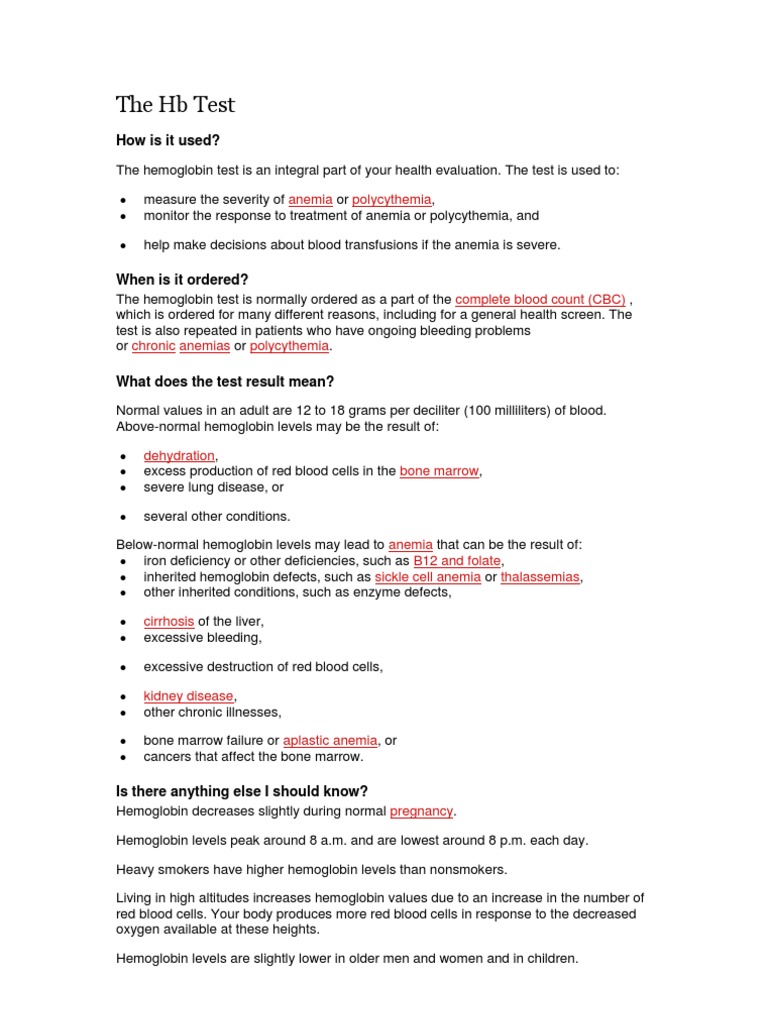 The HB Test | PDF