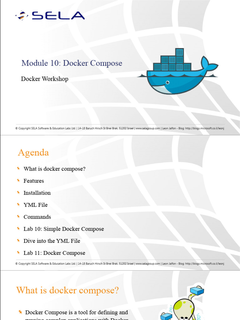 Module 10 Docker Compose Pdf World Wide Web Internet And Web