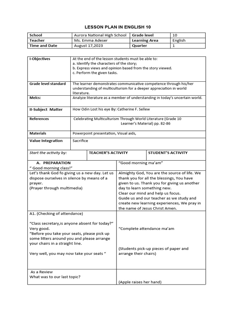 DETAILED-LP-official | PDF | Senses | Odin