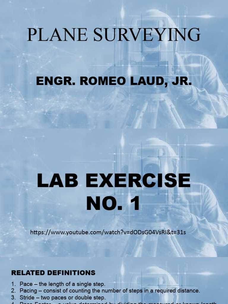 LAB-EXERCISE-NO.-1 | PDF | Running | Surveying