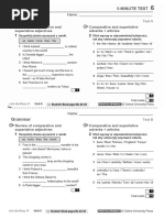 Link VII Unit 1 Test A | PDF | Syntax | Grammar