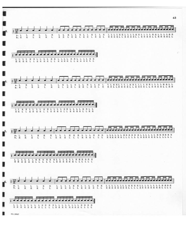 Anthoni Cirone (Master Technique Bilders For Snare Drum) | PDF