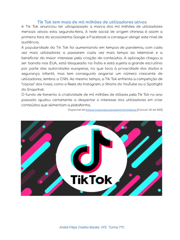 Tik Tok | PDF