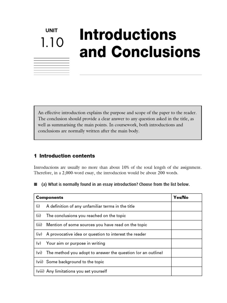 1.10 Introductions and Conclusions | PDF | Governance | Corporate ...