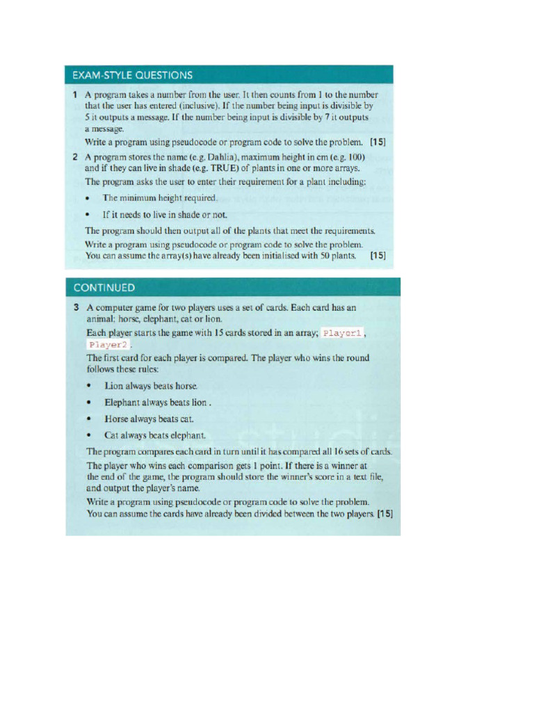 Computer 15 Mark Questions 2 | PDF