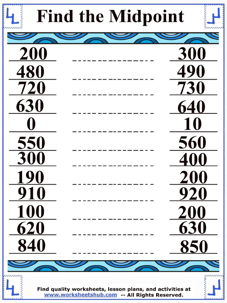 how-to-find-the-midpoint-2 | PDF