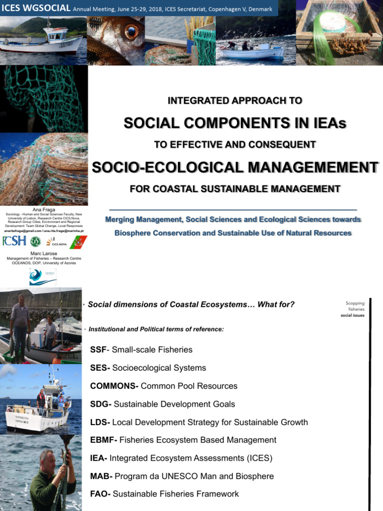 ICES-WGSocial SocialIEAs-SocEcolManagement-AnaFraga MarcLarose 28JUN18 ...